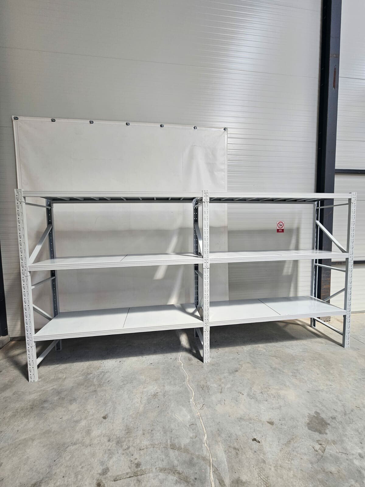 Raft profesional alb pentru depozitare L3900xl600xH2000, 1200 kg ...