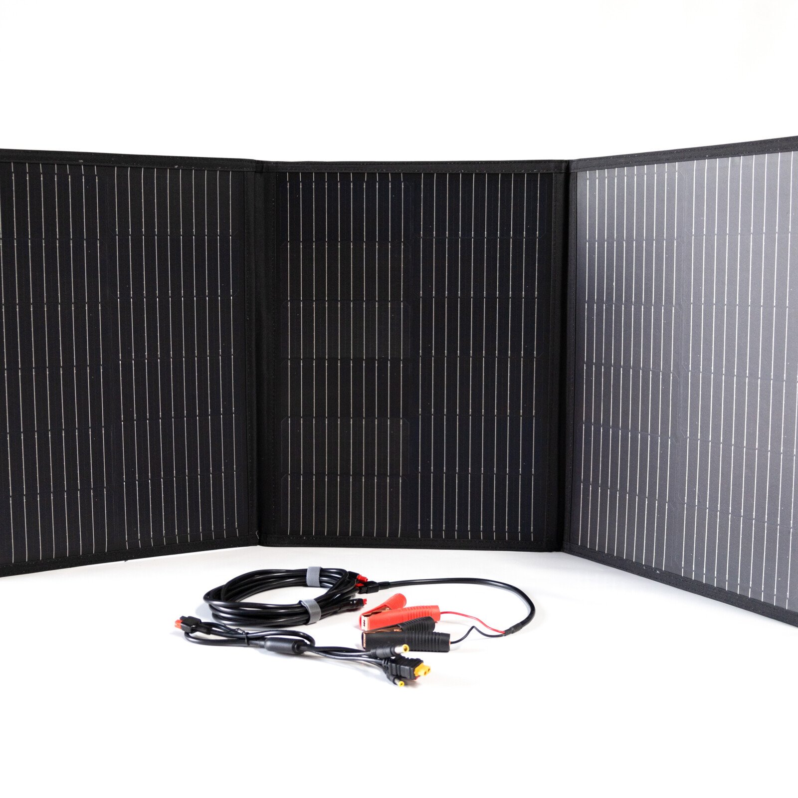 Panou solar portabil 100W, pliabil in 3 bucati, IP65 cu alimentare ...