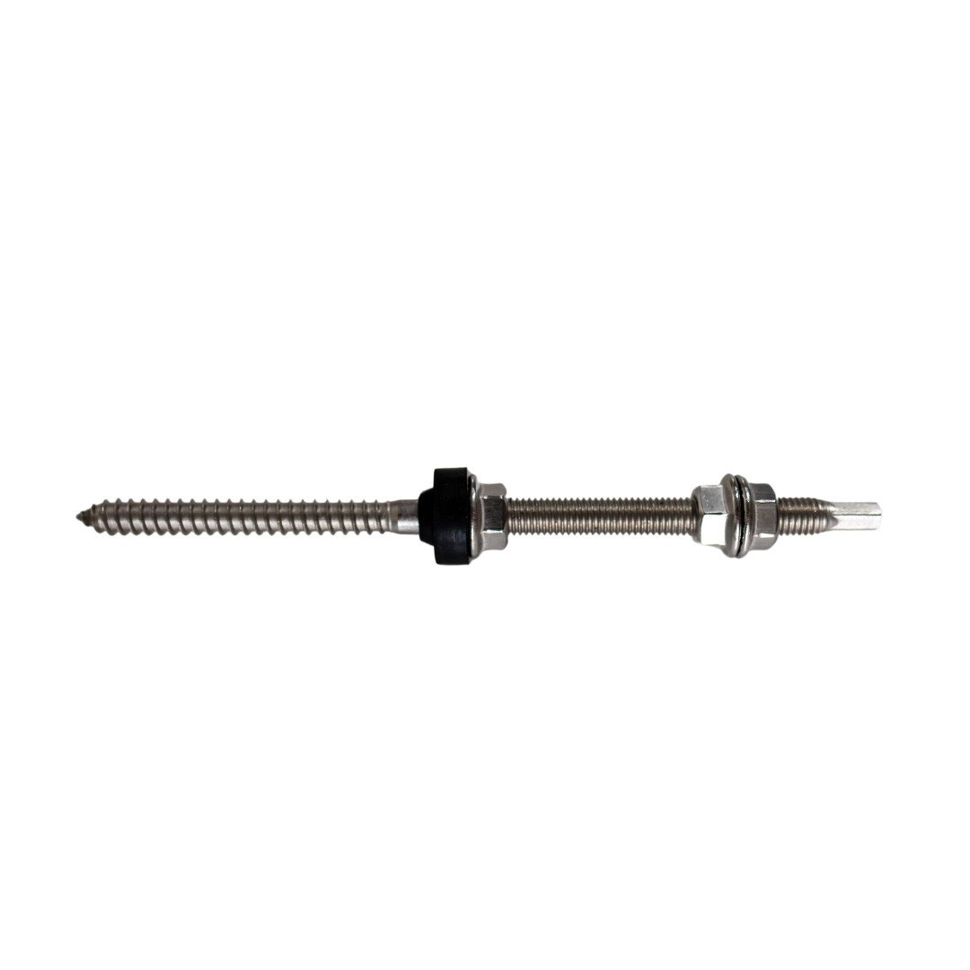 Surub fixare inox M10 X 250 mm cu cap hexagonal SW7 prevazut cu 3 ...