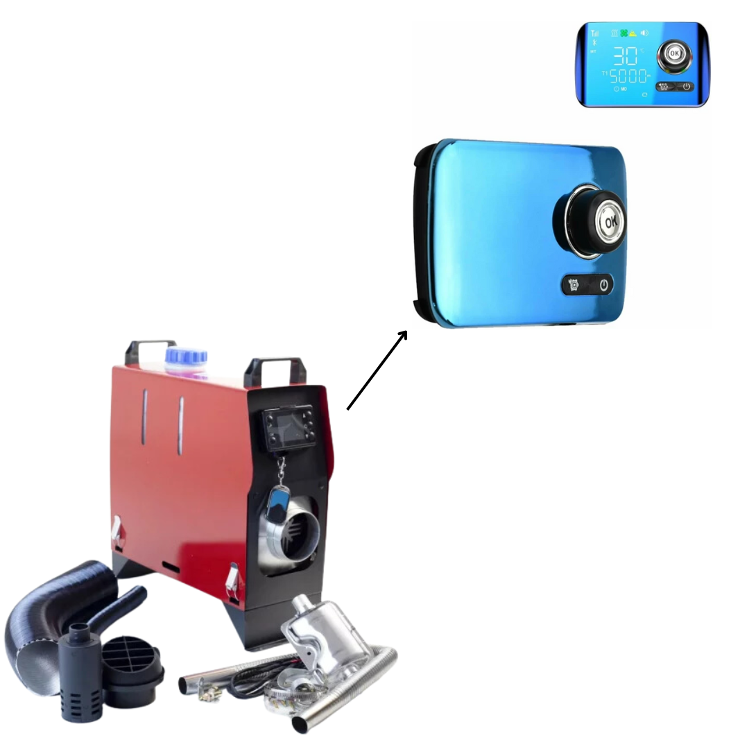 Sirocou portabil Smart Heater premium 8kw 12v/24v si optional 220v ...