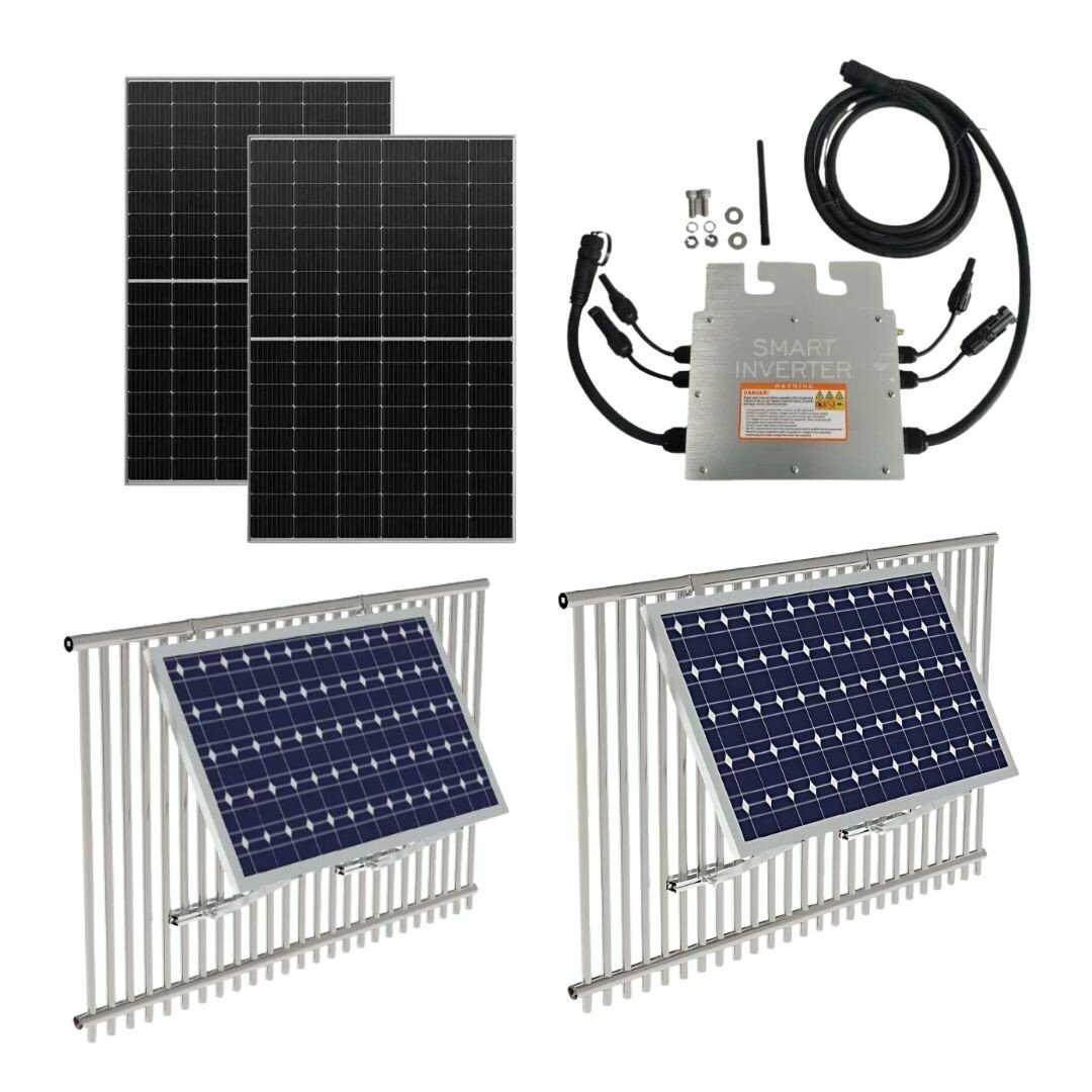 Kit fotovoltaic pentru balcon 800W - SmartHeater.ro