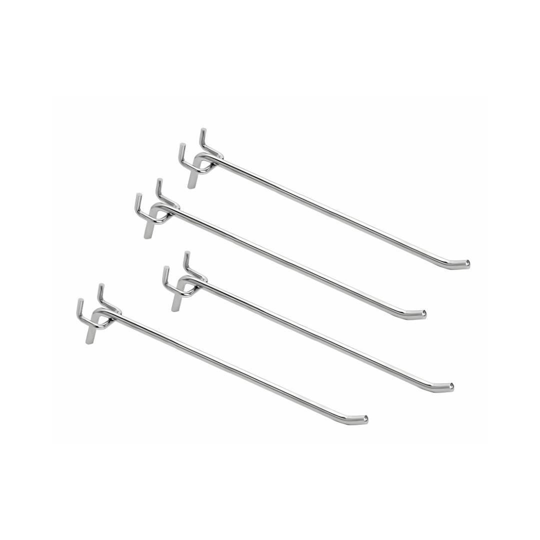 Carlig metalic simplu pentru raft depozitare, lungime 200 mm ...