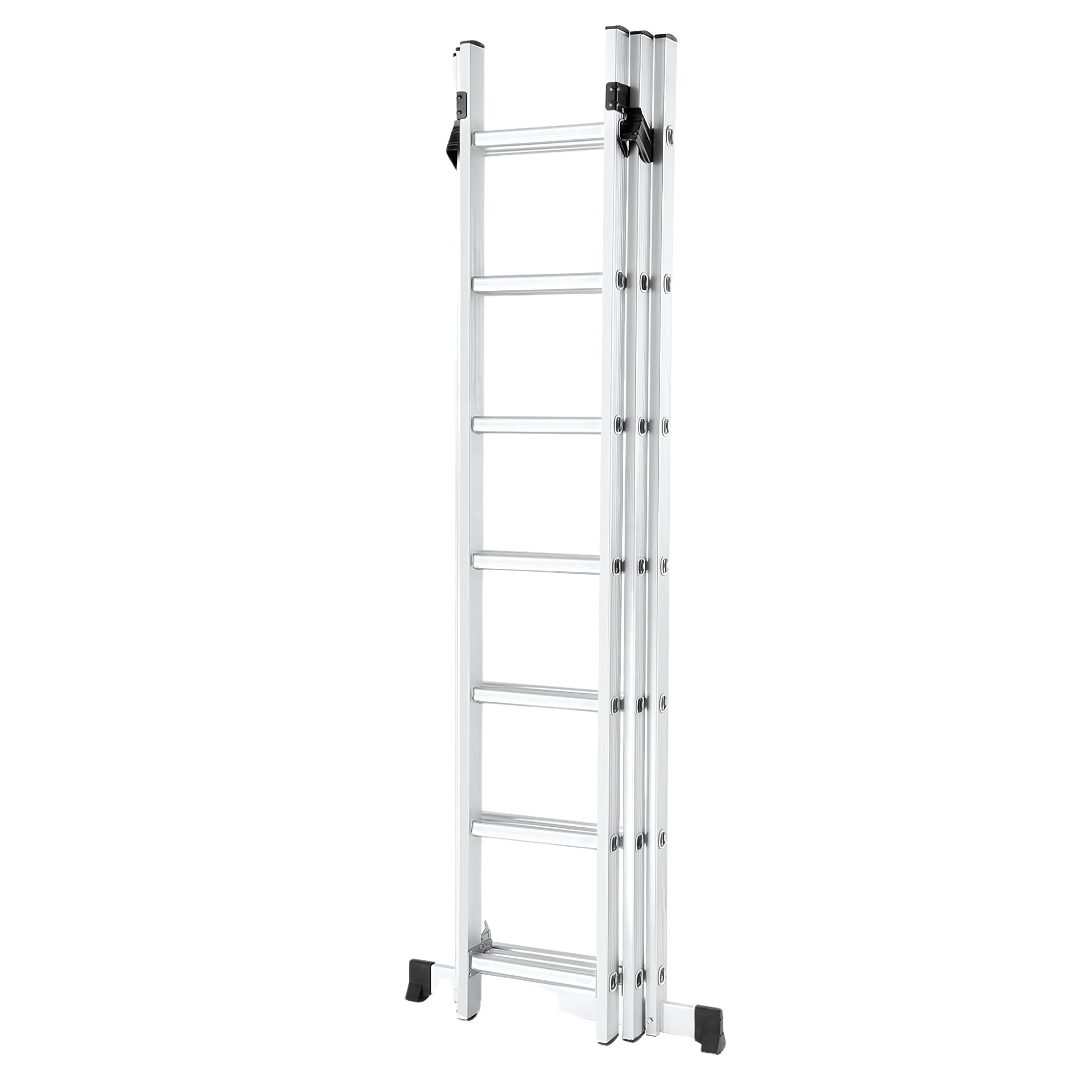 Scara profesionala din aluminiu,3 tronsoane 3 x 7 trepte - SmartHeater.ro