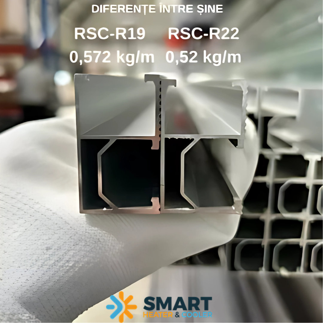 Riel de aluminio para fijación lateral de paneles solares fotovoltaicos ...