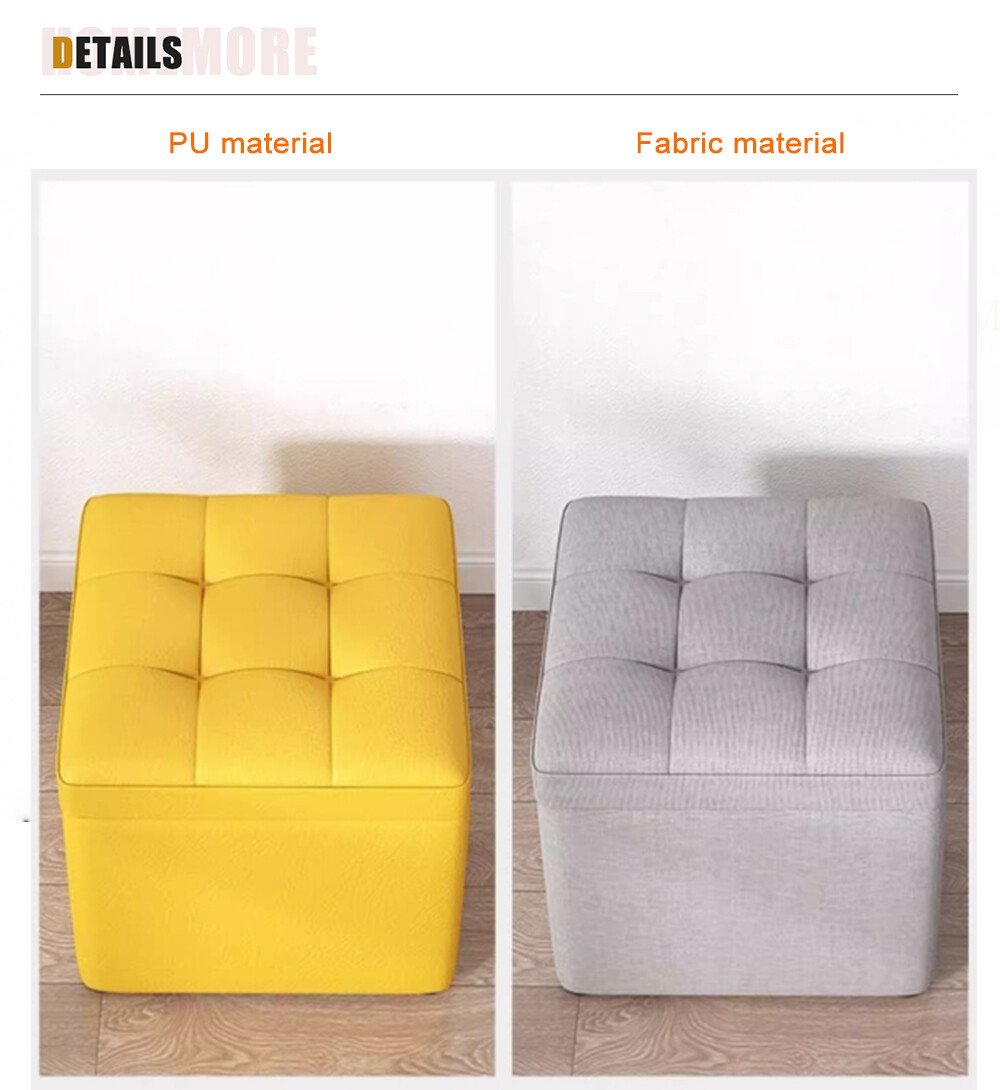 Taburet cu spațiu de depozitare, 30x30x35cm, Maro – Design modern din ...