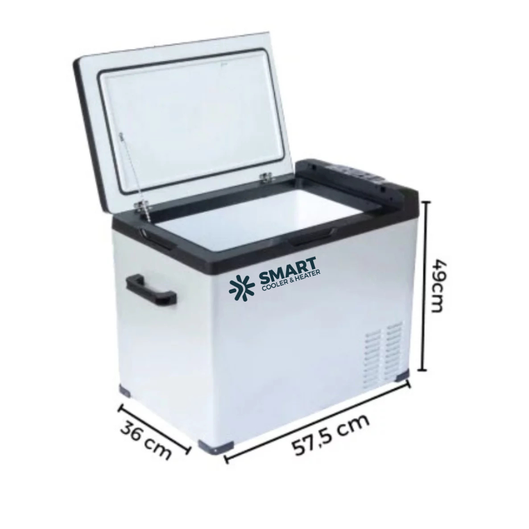 Автомобилен хладилник с компресор Smart Cooler 50L, 12/24 V, с LCD ...