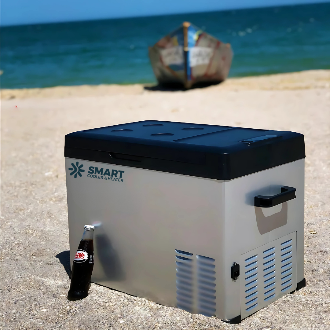 Автомобилен хладилник с компресор Smart Cooler 50L, 12/24 V, с LCD ...