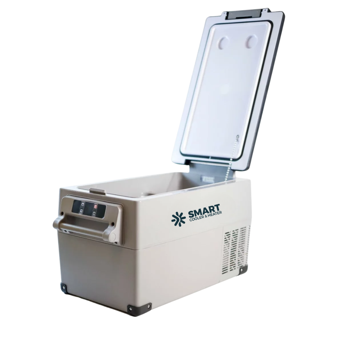 Frigider auto cu compresor smart cooler CF35 , 12/24 V, cu display LCD ...
