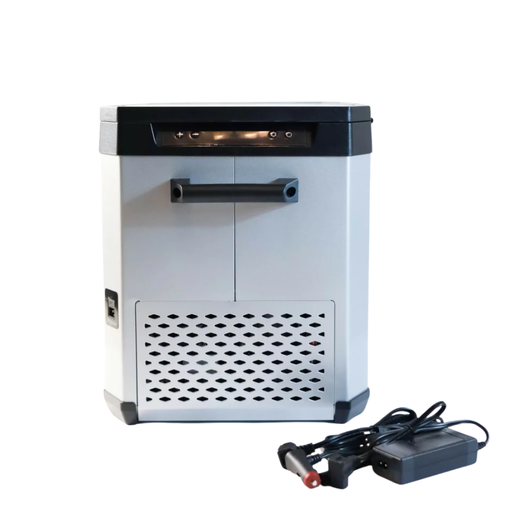 Frigider auto cu compresor smart cooler, cu bluetooth, zona dubla de ...