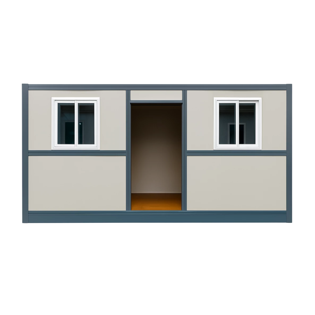 Container Pliabil gri antracit- geam termopan / ușă laterală 5800 x ...