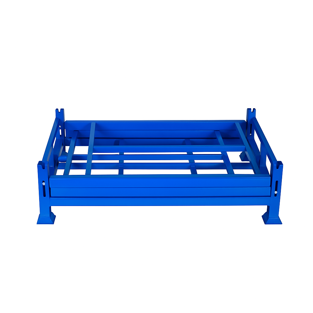 Cusca metalica pliabila si stivuibila pentru depozitare industriala ...