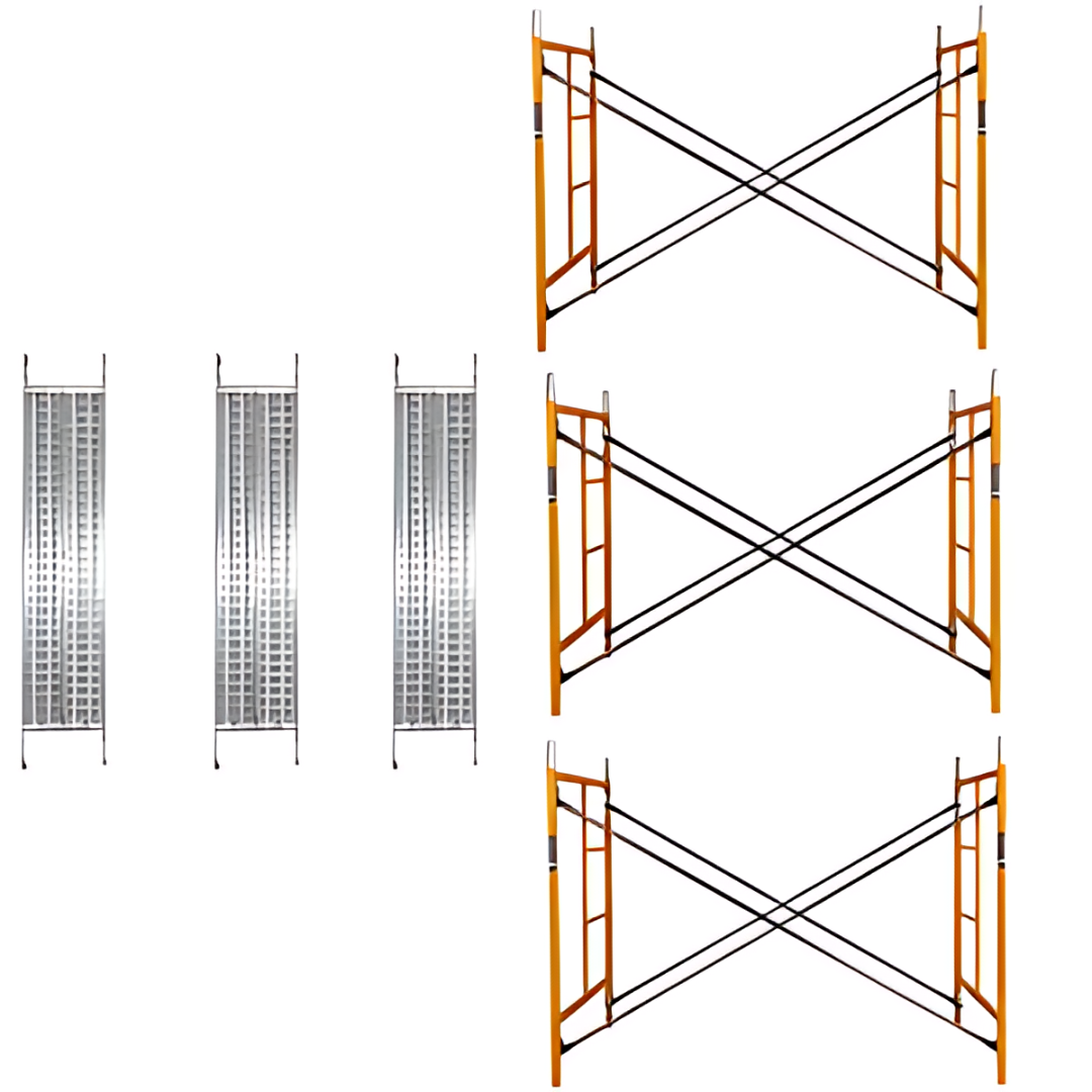 Schela otel 1800 L *900 l * 6000 h cu 12 diagonale și 3 platforme ...